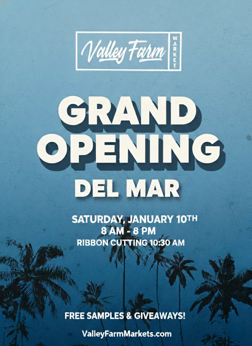 Valley Farm Market Ribbon Cutting - Del Mar Plaza